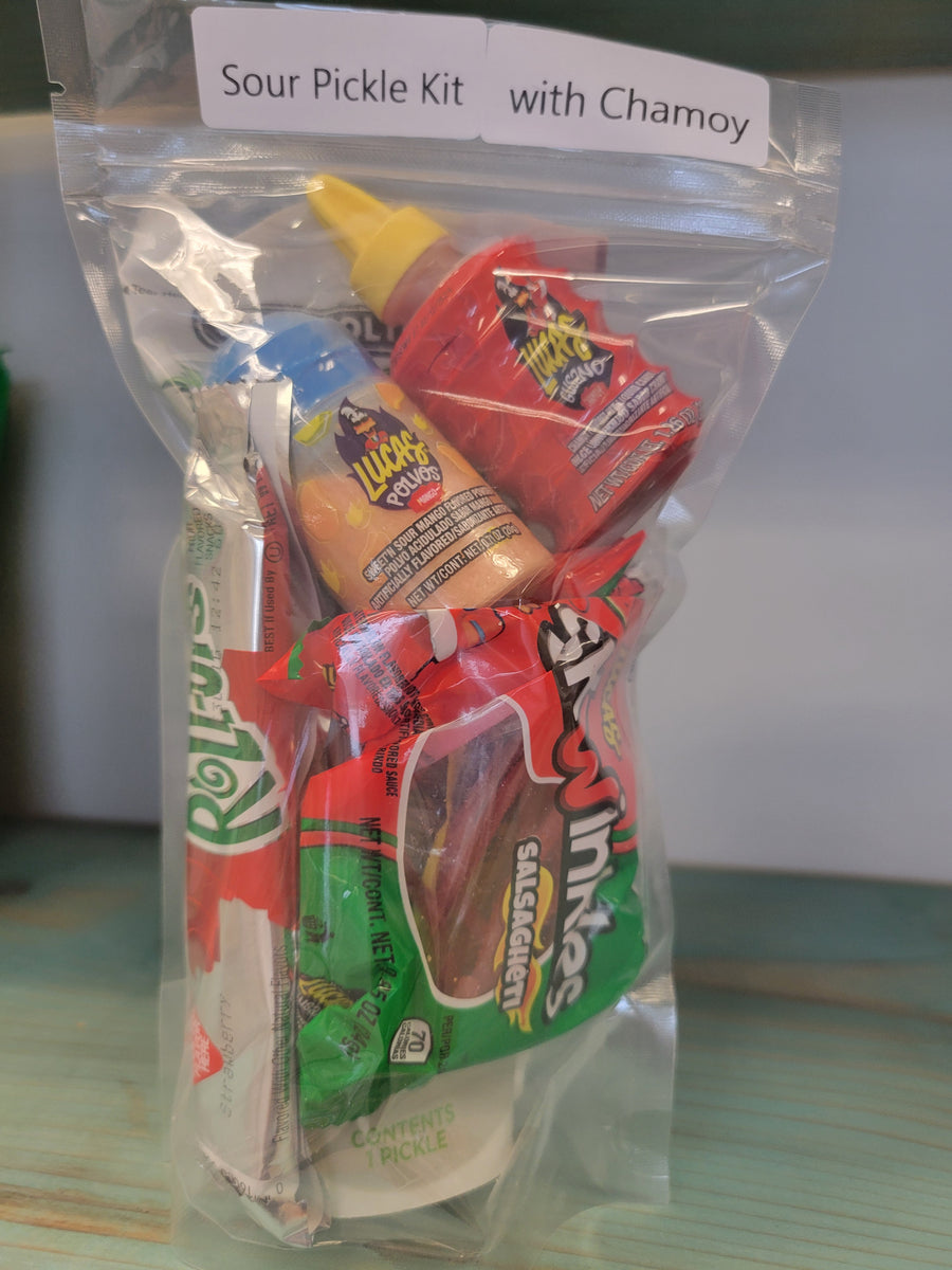 Sour Pickle Kit with Chamoy – Mattawan Candy Company