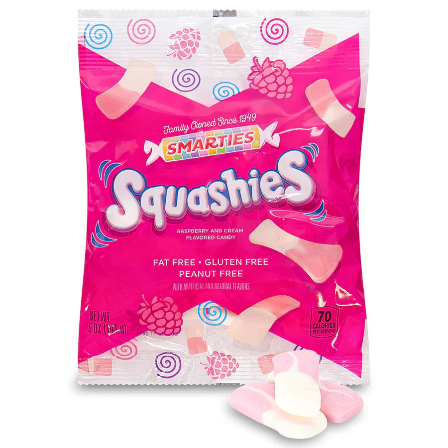 Smarties Squashies Raspberry and Cream Flavor – Mattawan Candy Company